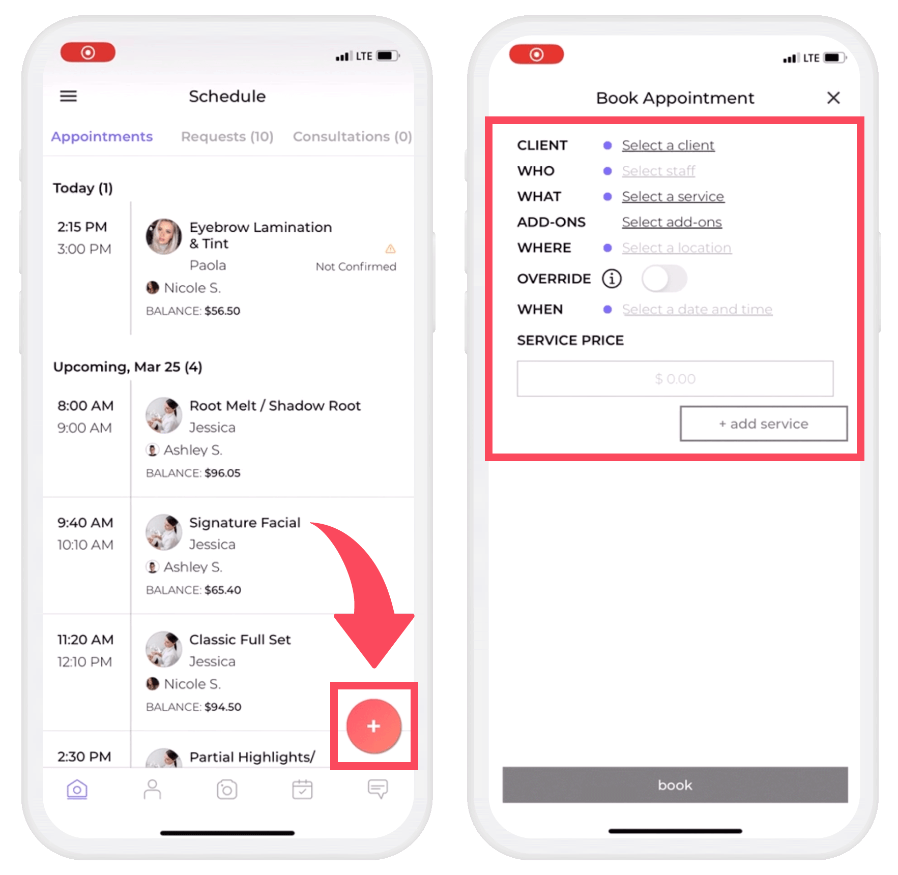 How To Book An Appointment In The Business App Cojilio Help Center
