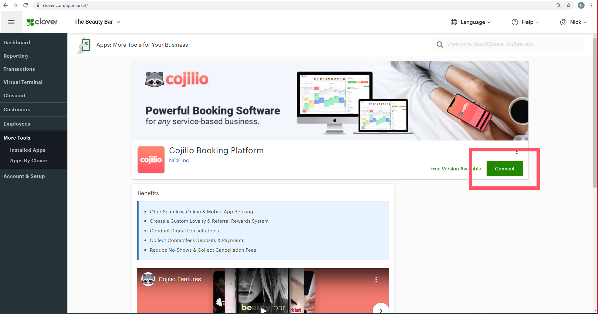 Connect your Clover Account – Cojilio Help Center