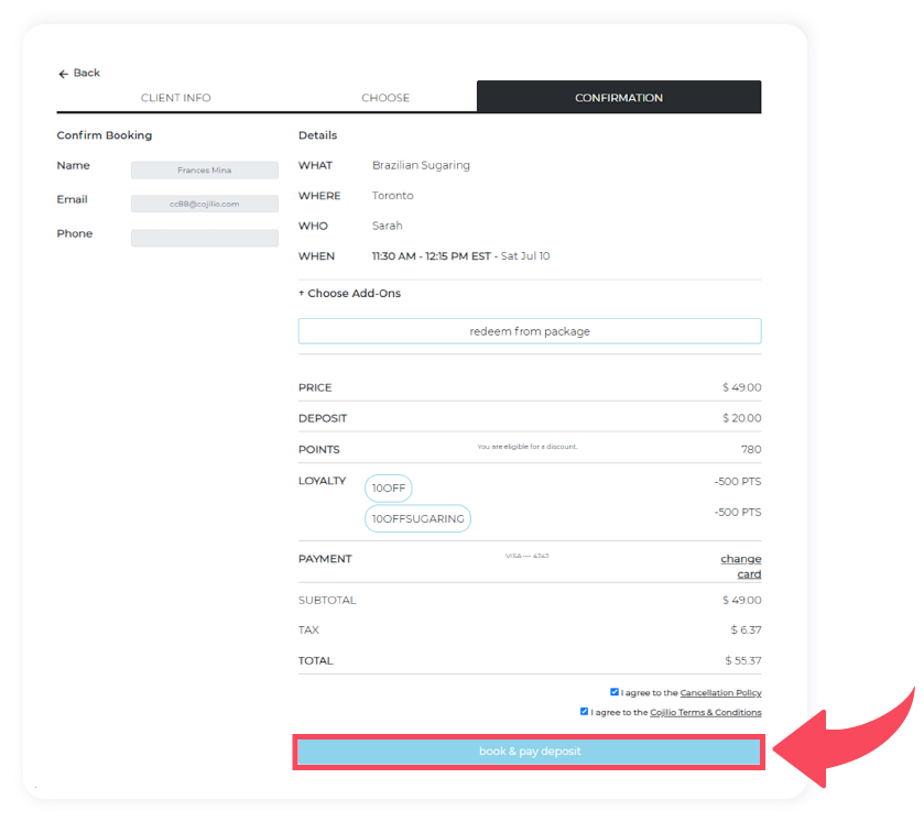 How To Book An Appointment In Online Booking for Customers Cojilio