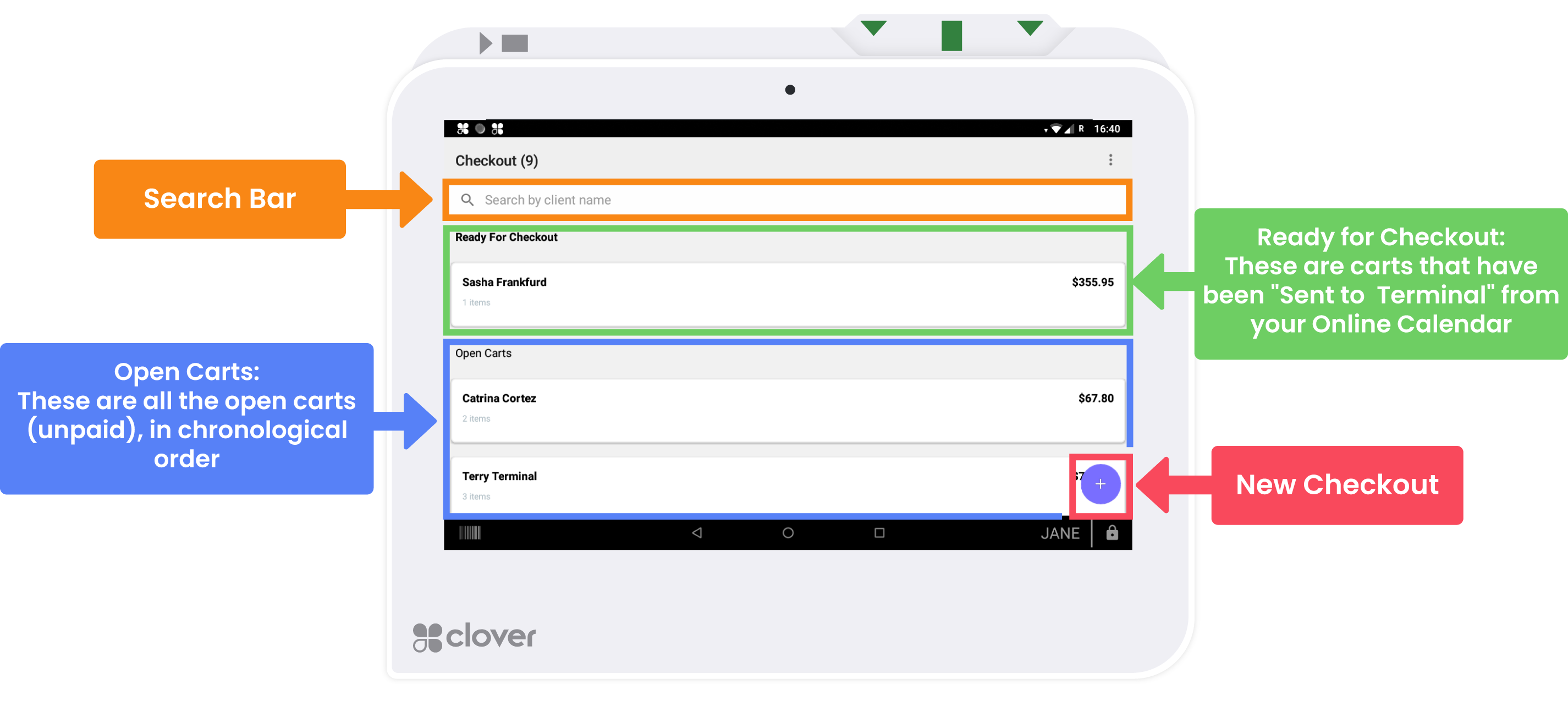 Tour of Cojilio Terminal App (on Clover Terminal) – Cojilio Help Center